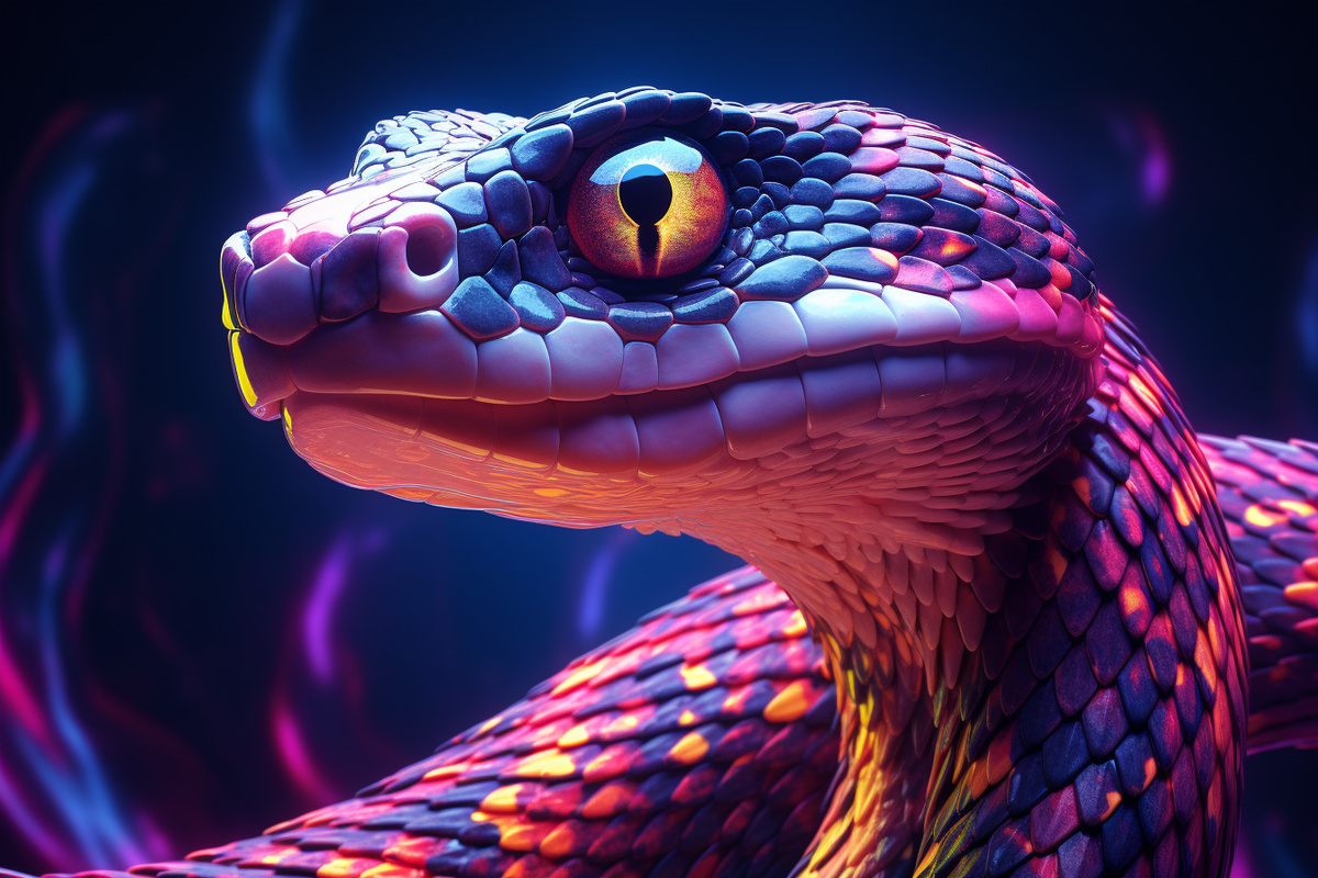 Snake Serpent UV Reactive Wall Hanging | Shamanic Wall Hanging | Visio ...