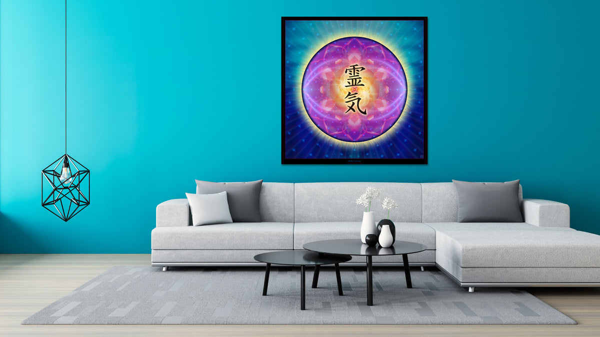 Reiki Mandala Tapestry | Spiritual Art | Meditation | Reiki Energy ...